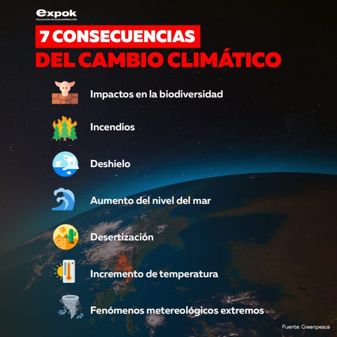 7 consecuencias del cambio climático