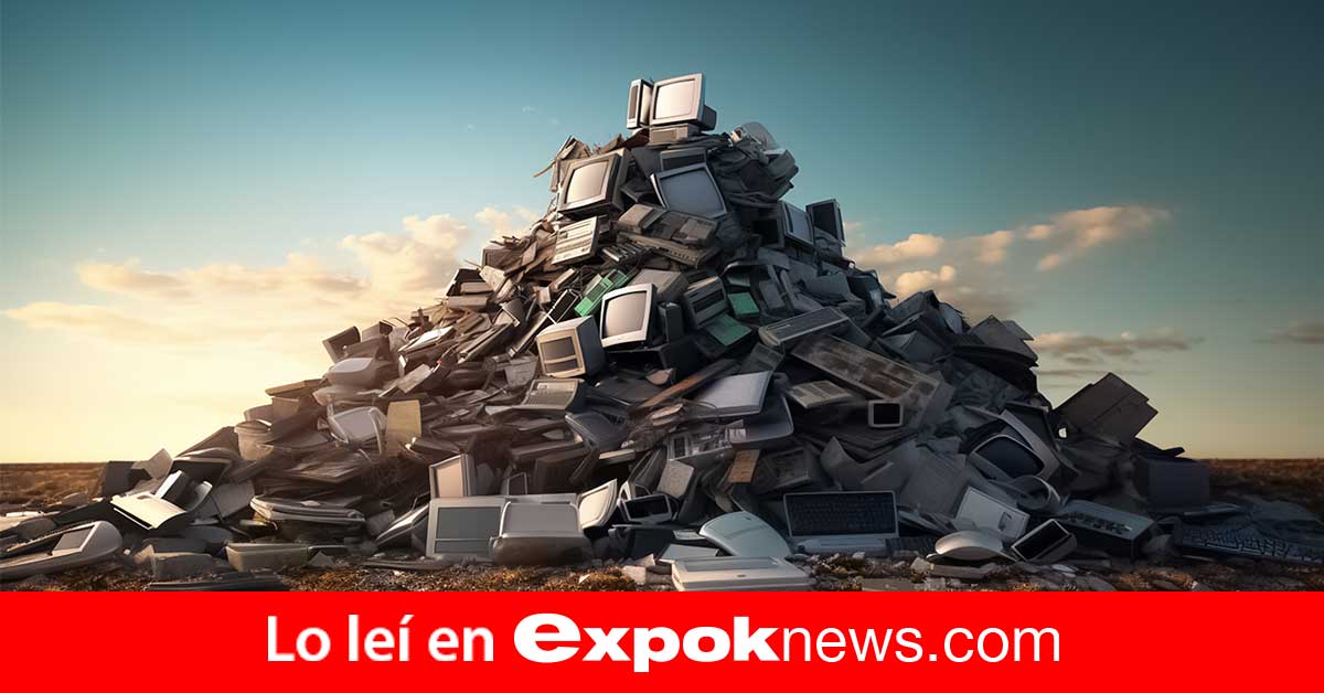Basura electrónica aumenta más rápido que su reciclaje: ONU